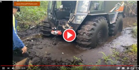Sherp Got Stuck First Day - Sherp ATV Sales